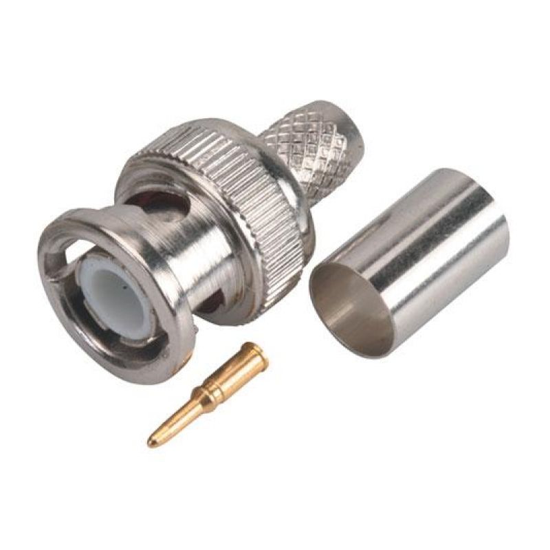 Conector macho tipo BNC de apretar para RG6