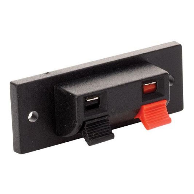 Conector con 2 terminales tipo push