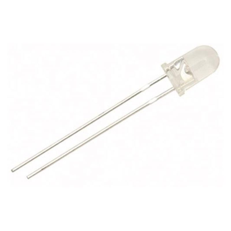 LED infrarrojo de 5 mm, color transparente