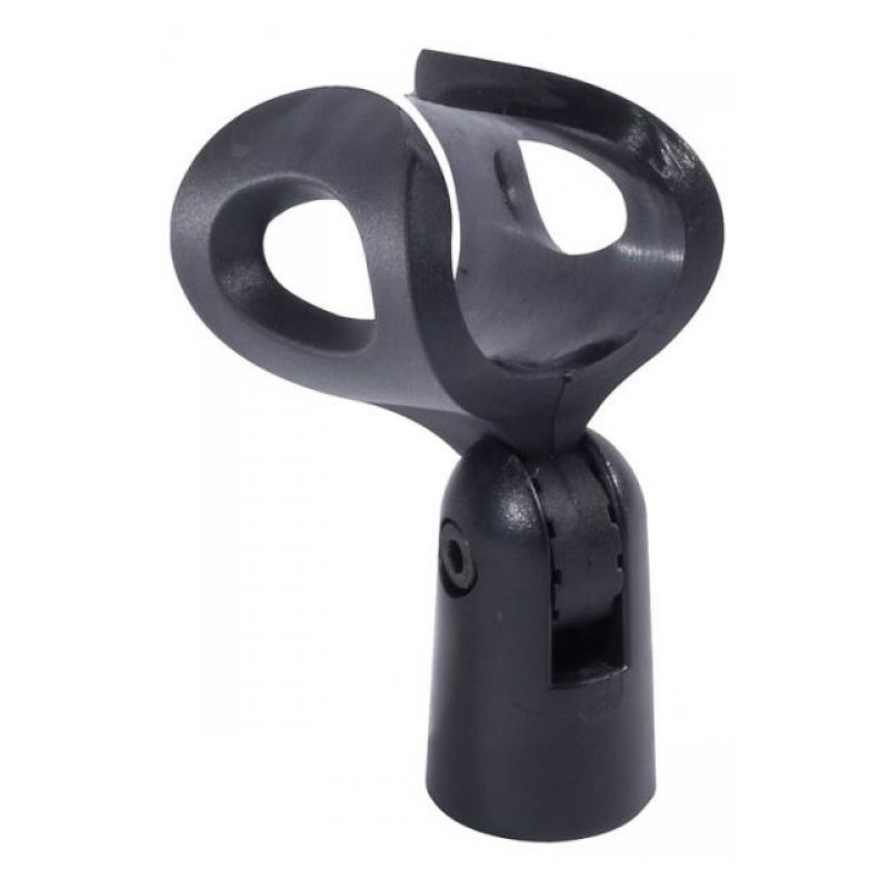 Porta-micrófono de presión con clip